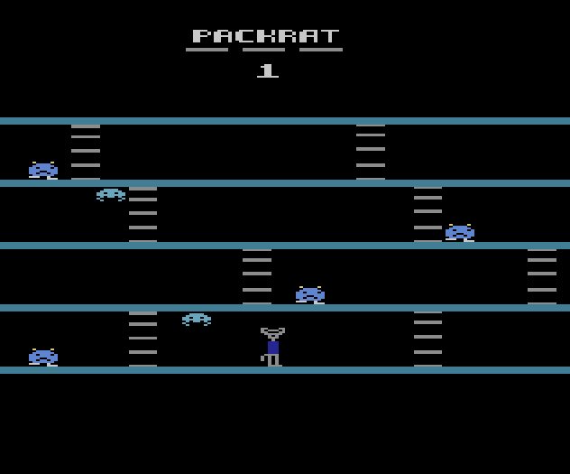 Packrat Video Games - Packrat for the Atari 2600